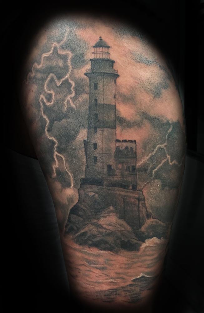 Black and Gray, Realism tattoo by John Himmelstein