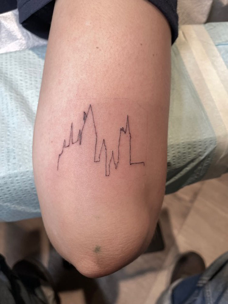 Linework, Blackwork, Harry Potter tattoo by Scott “Cool-Aid” Irwin