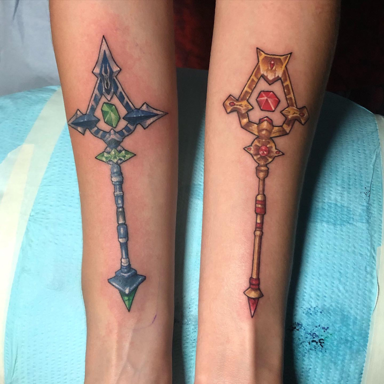 Kingdom Hearts Keyblade Tattoos