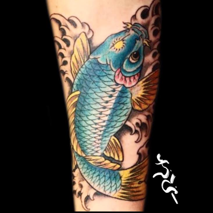 Color, Japanese tattoo by JC
